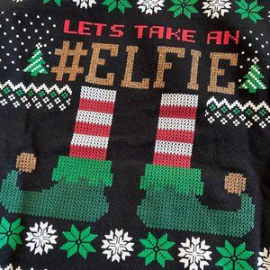 Hanes | Tops | Lets Take An Elfie M Christmas Sweatshirt | Poshmark